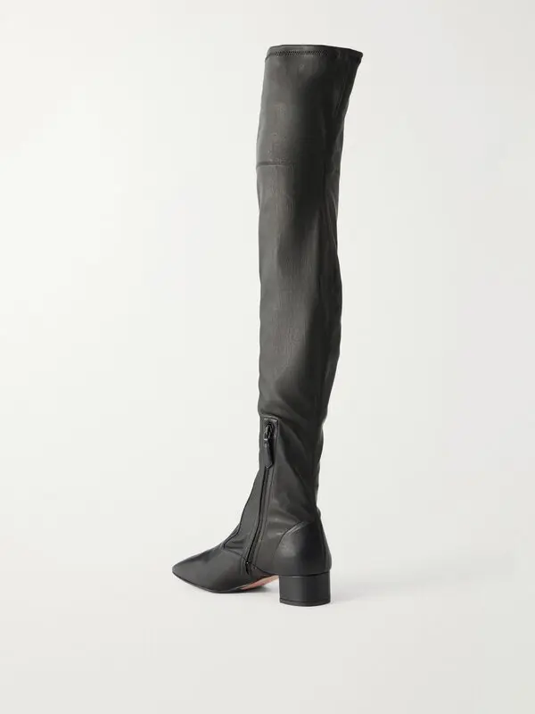 AQUAZZURA Remi 35 Leather Over-the-knee Boots