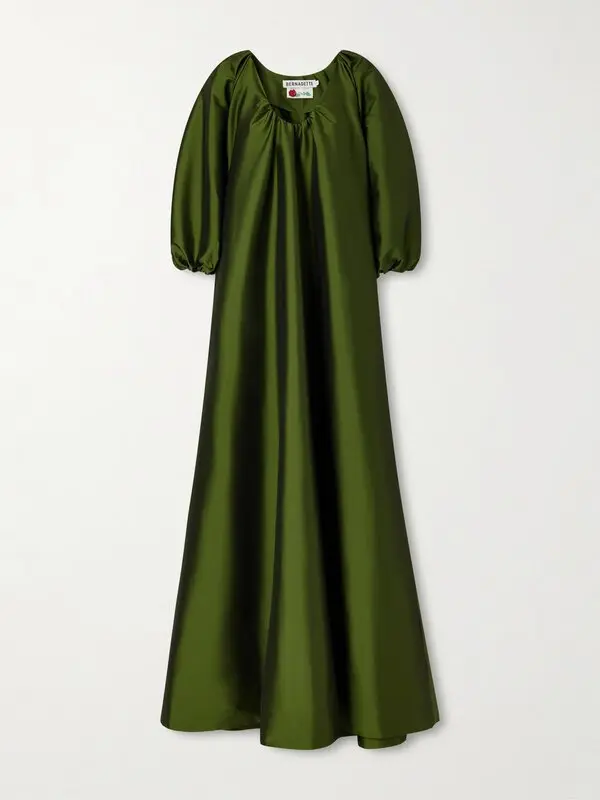 Bernadette George Gathered Taffeta Gown