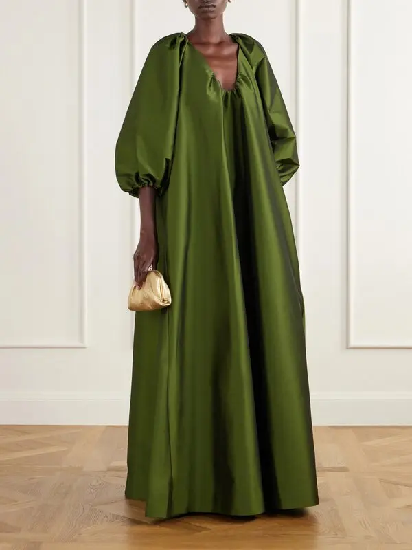 Bernadette George Gathered Taffeta Gown