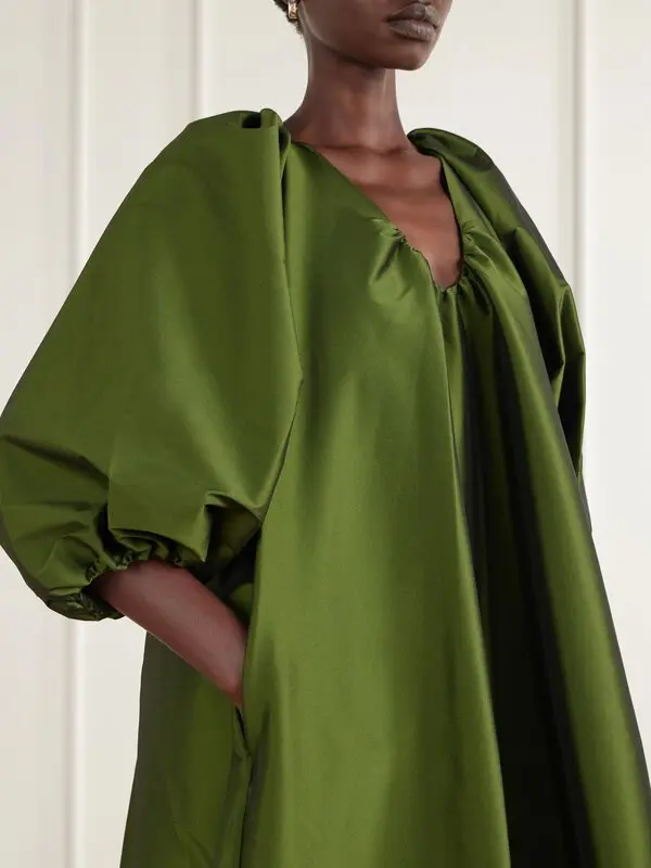 Bernadette George Gathered Taffeta Gown