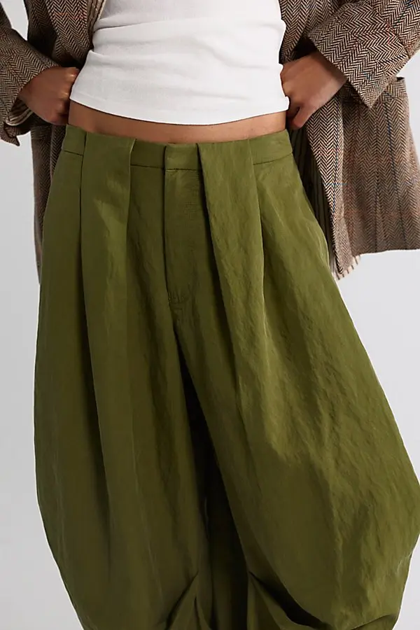 Free People Bring Forth Pleated Trousers At - Ferngully