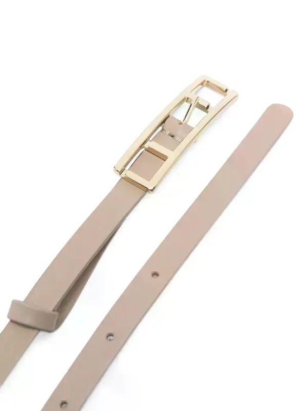 Fabiana Filippi Geometric-buckle Leather Belt
