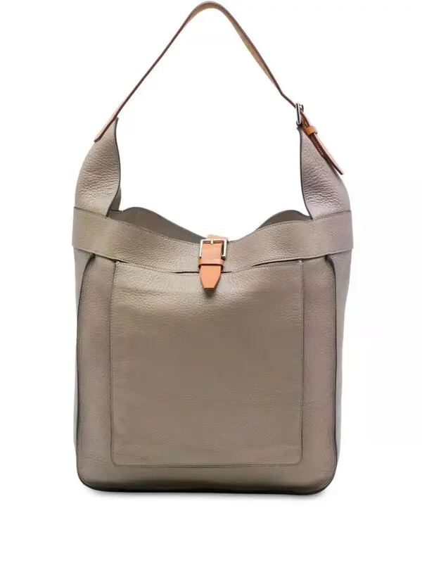 Hermès 2010 Clemence Marwari Gm Shoulder Bag