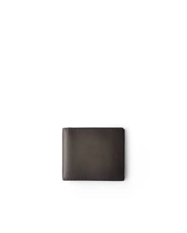 Prada Antiqued Leather Wallet