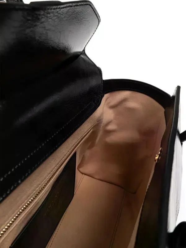 HIDESINS Medium Flap Leather Tote Bag
