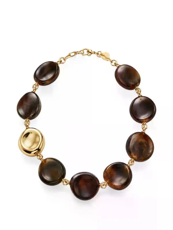 JOSEPH Bean Resin Tortoiseshell-effect Necklace