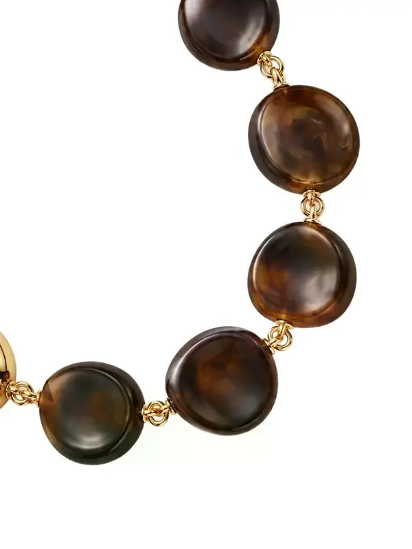 JOSEPH Bean Resin Tortoiseshell-effect Necklace