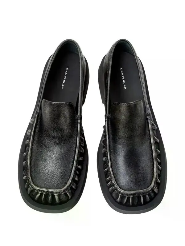Camper Mil 1978 Ruched Leather Loafers