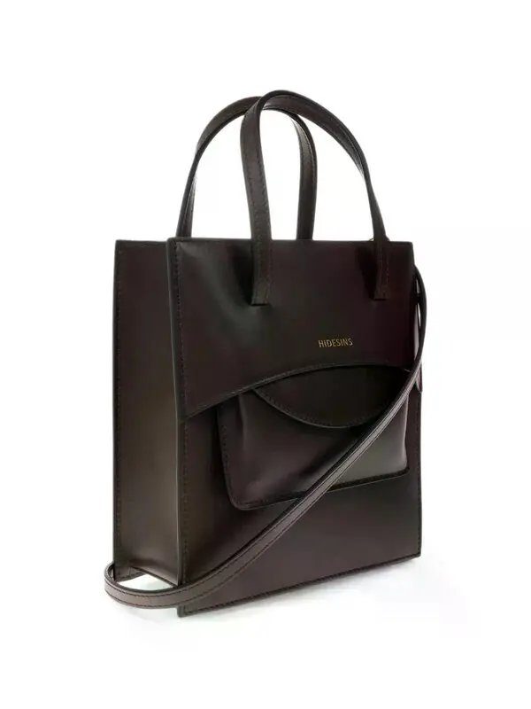 HIDESINS M Pocket Leather Tote Bag