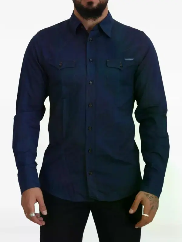 Dolce & Gabbana Gold Slim-fit Shirt