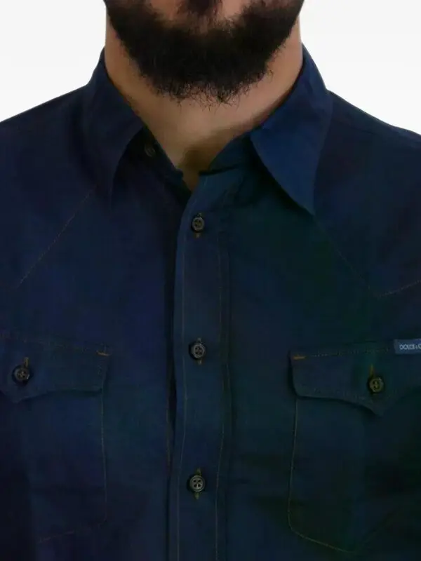 Dolce & Gabbana Gold Slim-fit Shirt