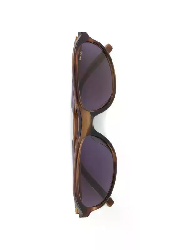 Prada Sunglasses With The Iconic Metal Plaque