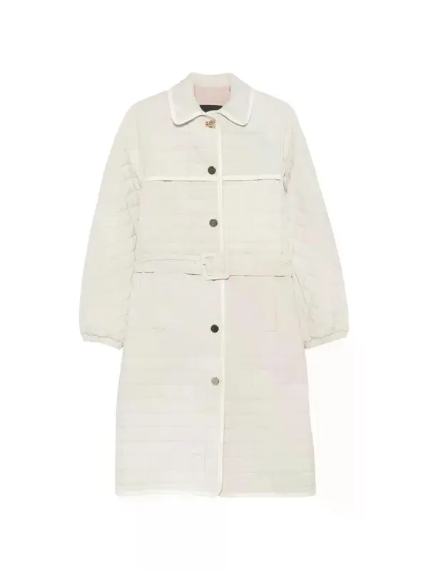 Fabiana Filippi Belted Quilted Jacket - Neutrals