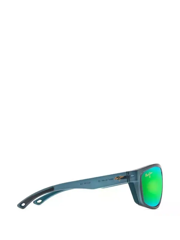 Maui Jim Nuu Landing Rectangle-frame Sunglasses - Grey
