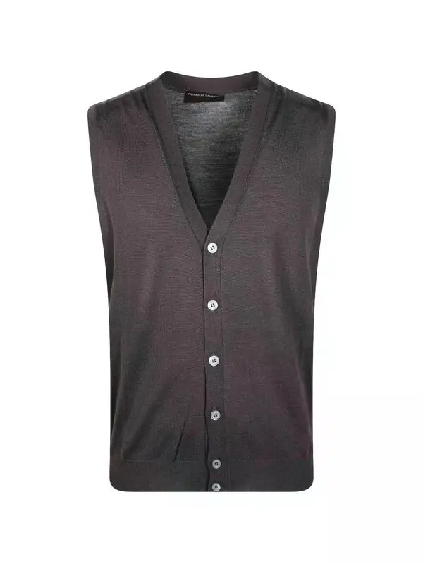 FILIPPO DE LAURENTIIS Button-up V-neck Vest