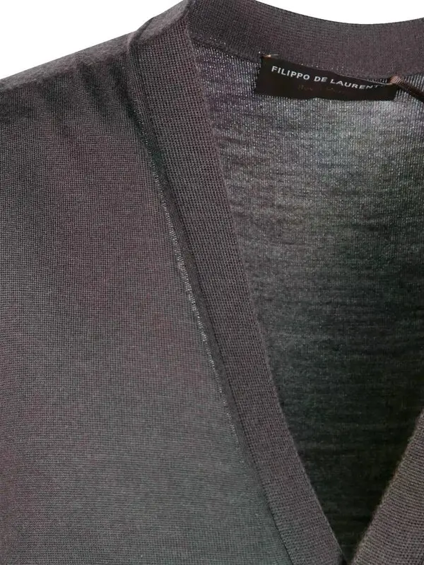 FILIPPO DE LAURENTIIS Button-up V-neck Vest