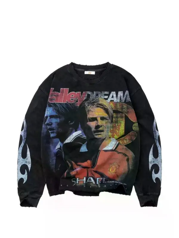 VALE FOREVER Goat Graphic-print Long-sleeve Sweatshirt