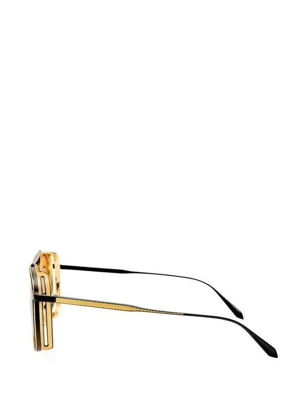 Linda Farrow Cortes Pilot-frame Sunglasses