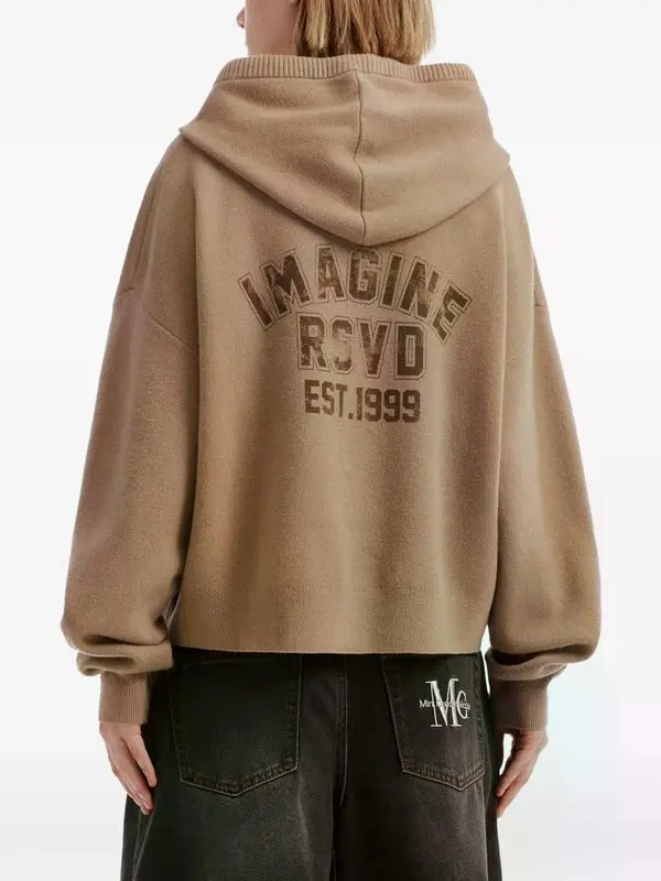 Izzue Logo-embroidered Zip-up Hoodie