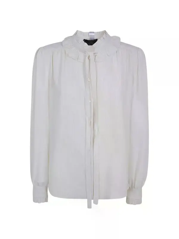 TWINSET Silk Blend Jacquard Shirt