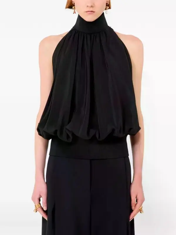 Sportmax Halterneck Silk Top