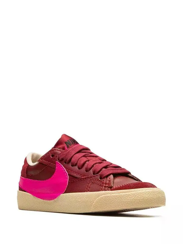 Nike Blazer Low 77 Jumbo Burgundy/hot Pink Sneakers
