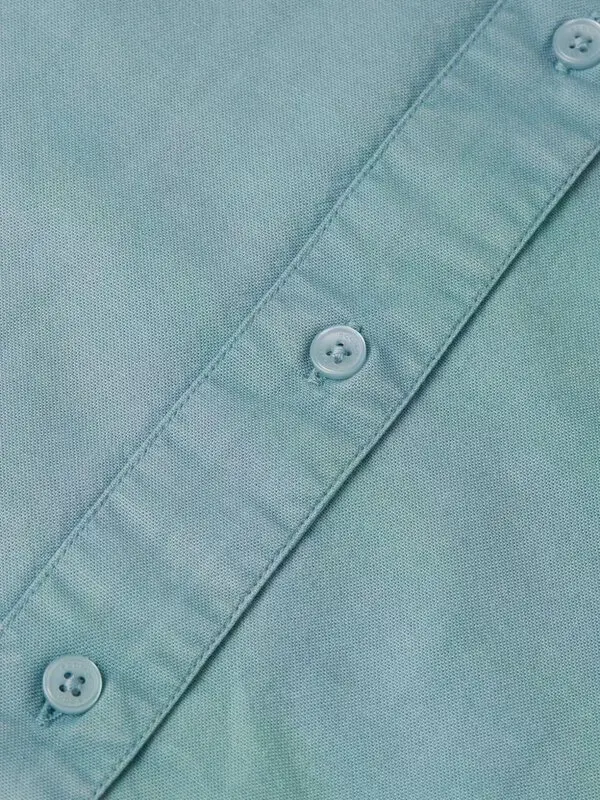 Scotch & Soda Logo-embroidered Chest-pocket Shirt