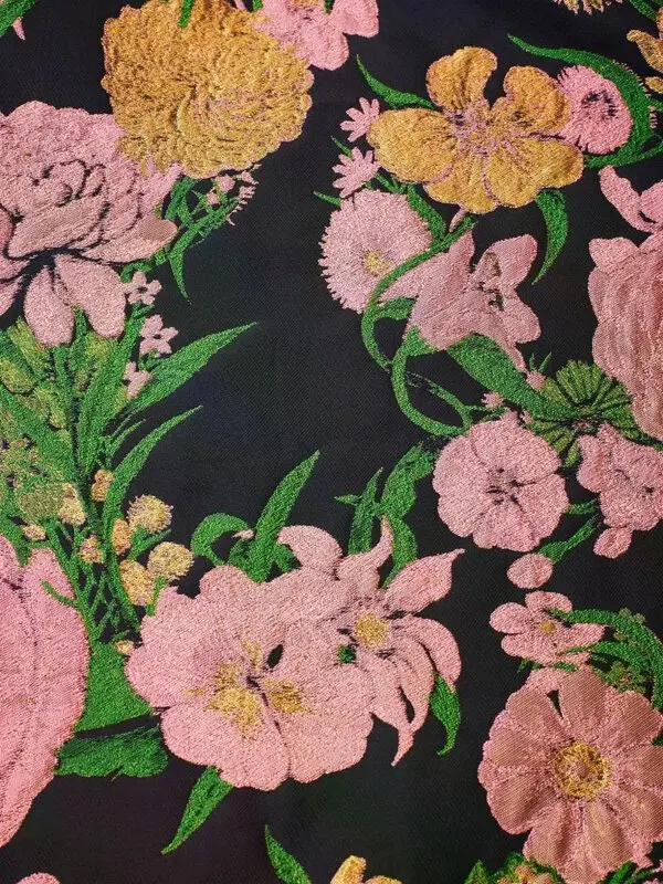 PSOPHIA Floral-jacquard Belted Kimono Jacket