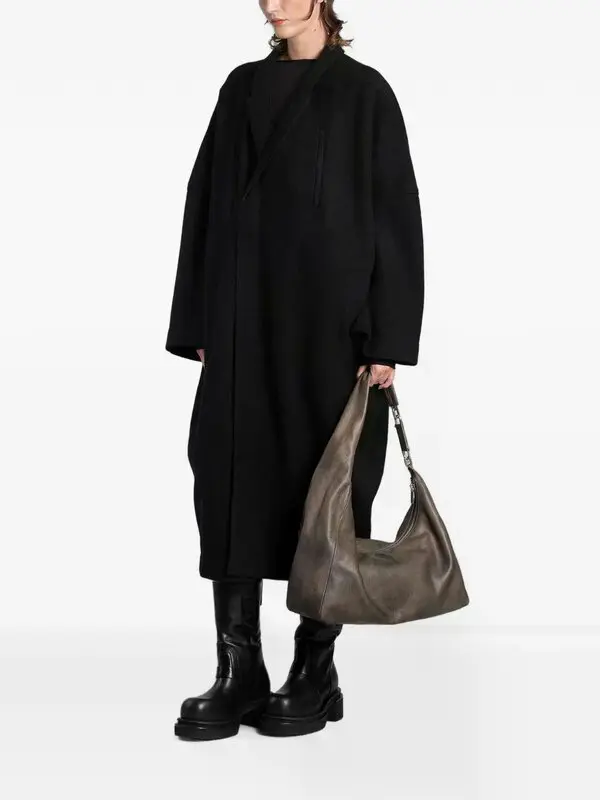 Rick Owens Oversized Shawl-collar Coat