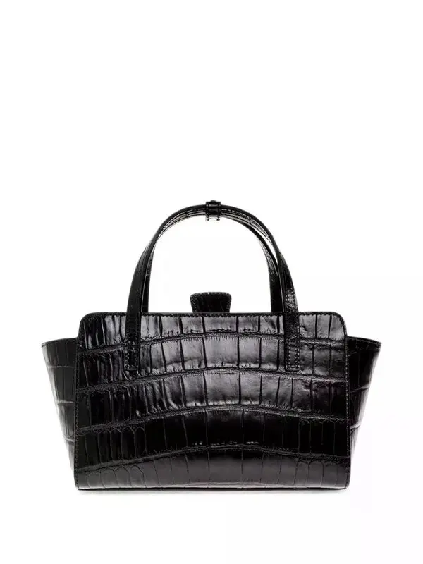 HIDESINS Flap S Crocodile-effect Leather Tote Bag