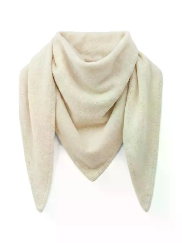 NOTSHY Léonore Cashmere Fine-knit Triangular Scarf