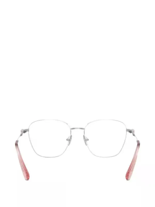 SWAROVSKI Crystal-embellished Geometric-frame Glasses - Silver