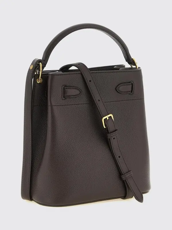 Mulberry Islington Grained Calf Leather Mini Bag With Strap Detailing
