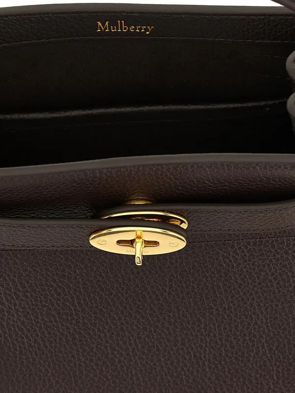 Mulberry Islington Grained Calf Leather Mini Bag With Strap Detailing