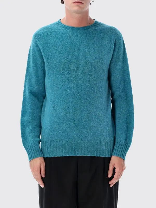 Howlin' Crewneck Wool Blend Sweater With Ribbed Trims - Fa01