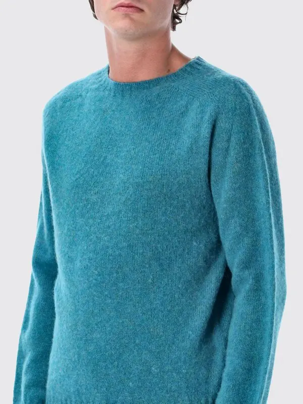 Howlin' Crewneck Wool Blend Sweater With Ribbed Trims - Fa01
