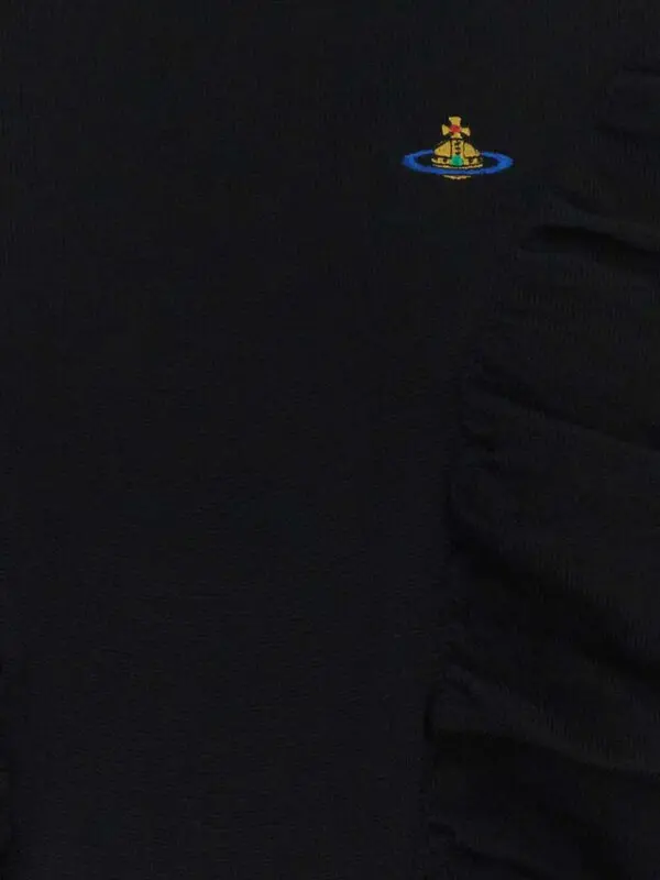 VIVIENNE WESTWOOD Wool Turtleneck Sweater With Embroidered Orb Logo