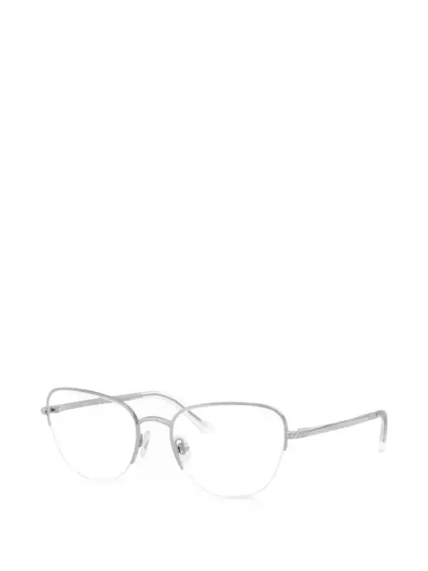 SWAROVSKI Geometric-frame Glasses - Silver