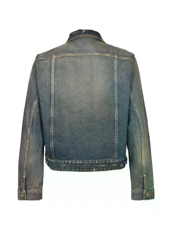 CEDARWOOD Zip-up Boxy-fit Denim Jacket