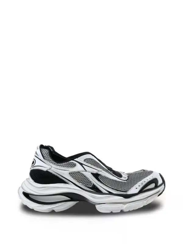 Balenciaga D'orsay Mesh-panelled Sneakers - Black
