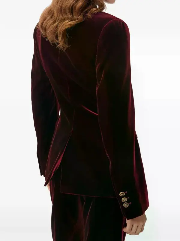 Versace Viscose Velvet Blazer