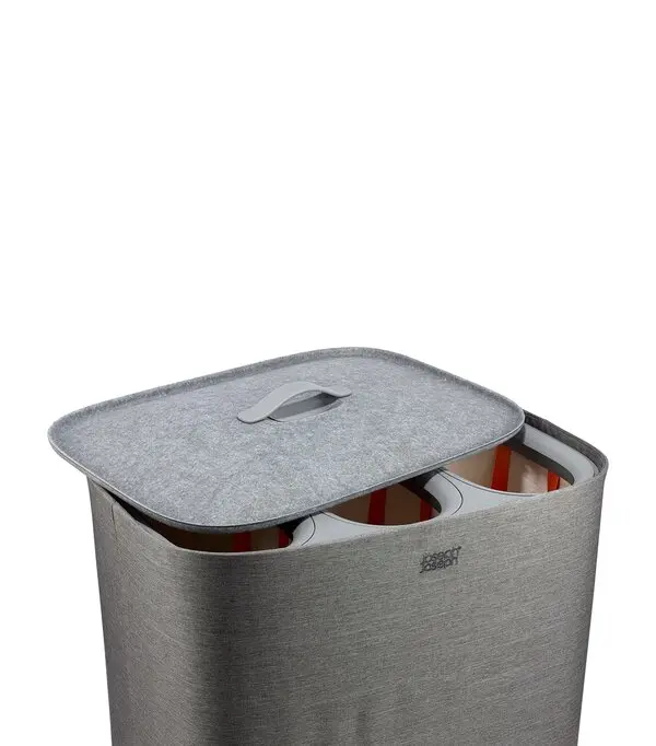 JOSEPH JOSEPH Total 2 Trio Laundry Basket - Grey