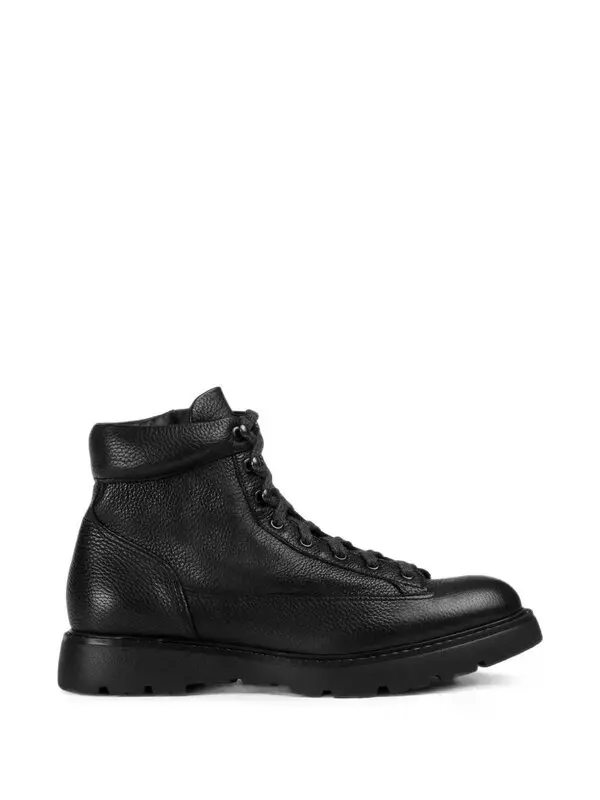 DOUCAL'S Lace-up Calf Leather Ankle Boots