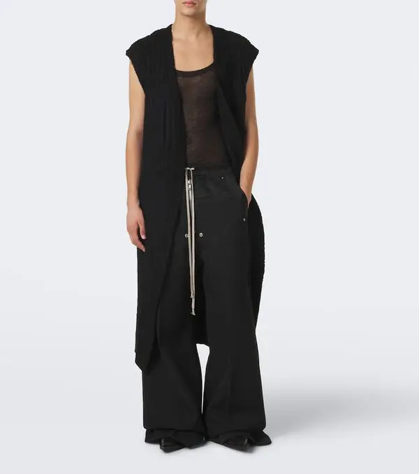 Rick Owens Lab Cashmere And Silk Sweater Vest