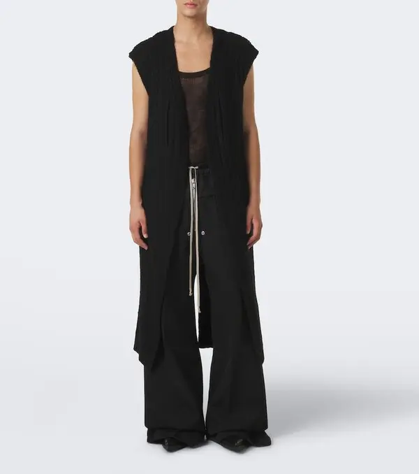 Rick Owens Lab Cashmere And Silk Sweater Vest