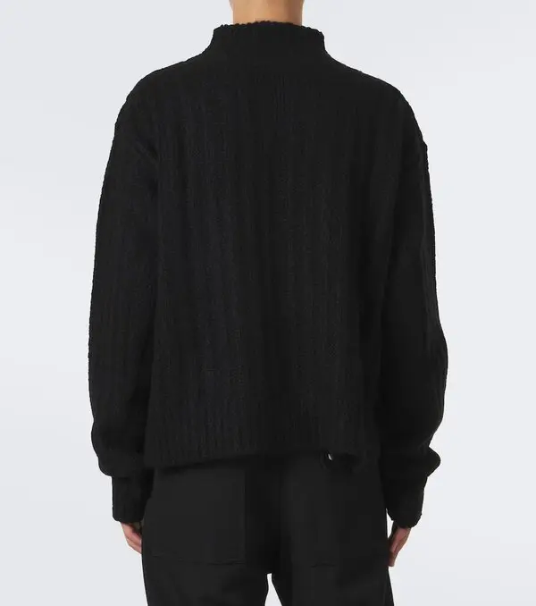 Rick Owens Turtle Cashmere And Silk Sweater