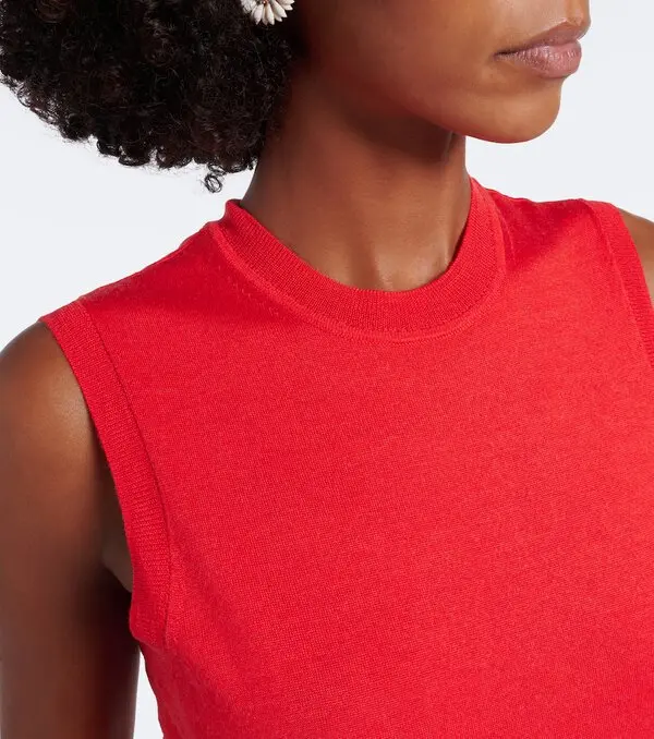 Carolina Herrera Wool And Silk-blend Top