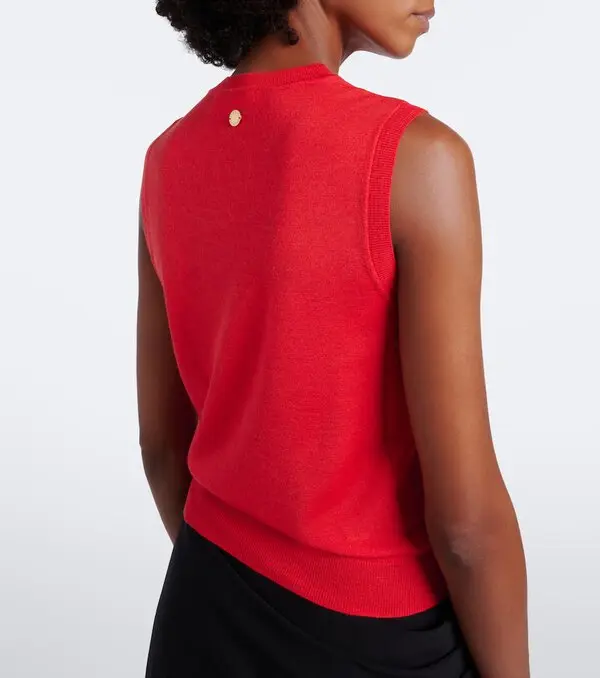 Carolina Herrera Wool And Silk-blend Top