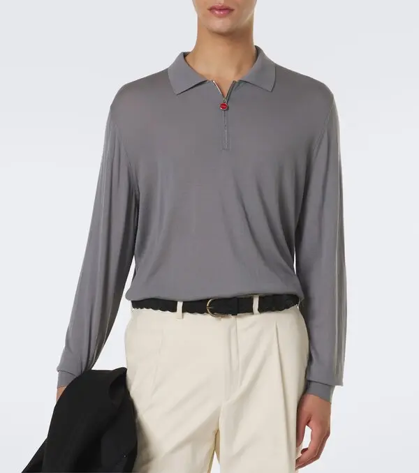 Kiton Wool Polo Sweater