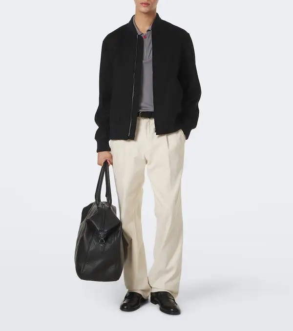 Kiton Wool Polo Sweater